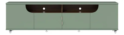 Rack TV SANTORINI MENTA VERDE Muebles y Decoración Modular y rack